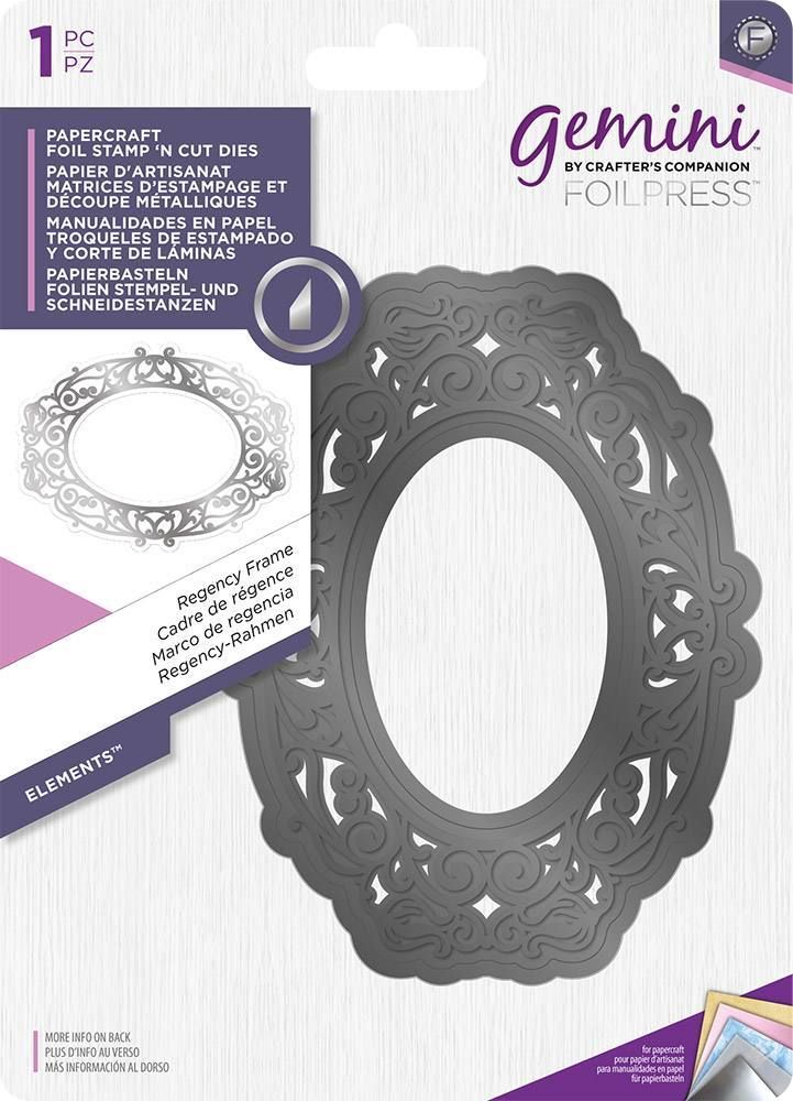 Gemini FOILPRESS Regency Frame Foil Stamp N Cut Die Elements – Crafty ...