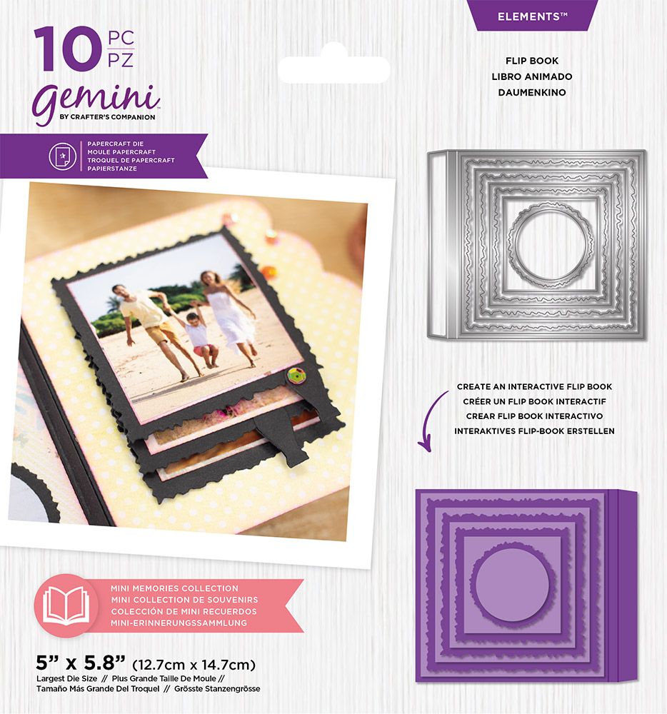 Gemini Die - Elements - Mini Memories - Flip Book – Crafty Granny
